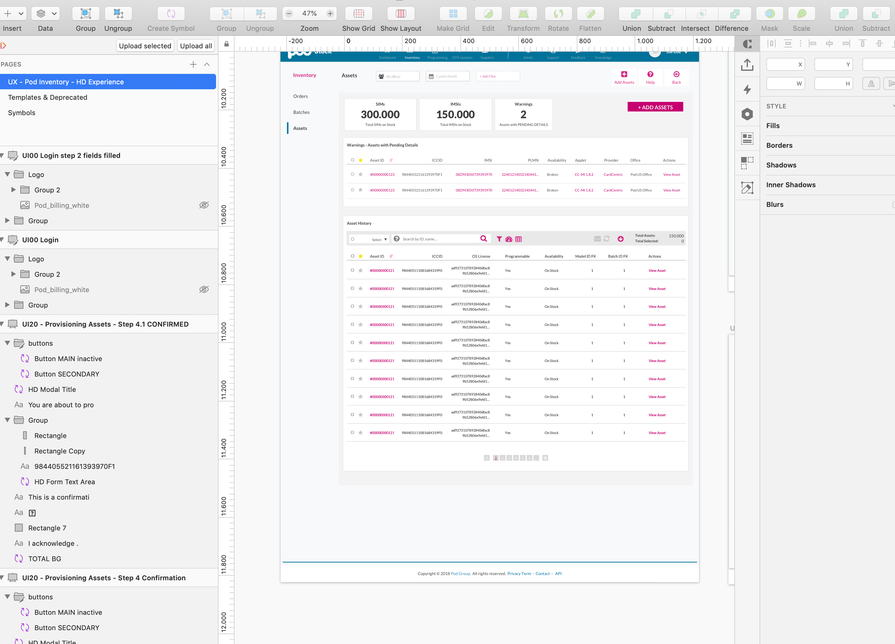 Platforms and Dashboard design - Portfolio | Jose Blas UX